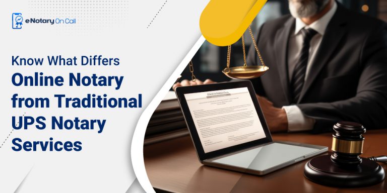 Online Notary vs. UPS Notary: Key Differences Explained!